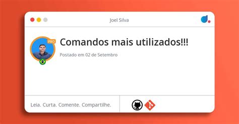 Comandos Mais Utilizados