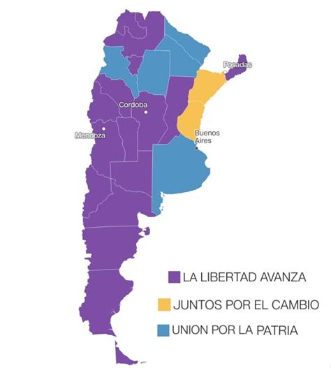 El Mapa Político De Argentina Tras El Sorpresivo Triunfo De Javier Milei