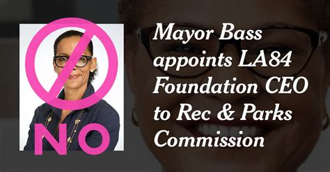 Nolympics La Opposes La84 Foundation Ceo Renata Simril For Board Of Recreation And Parks