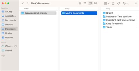 organizing computer files folders