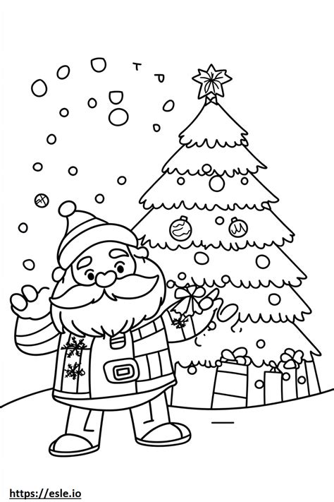 クリスマス 塗り絵 無料