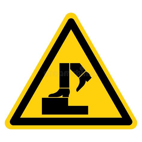 Warning Do Not Step Symbol Sign Vector Illustration Isolate On White