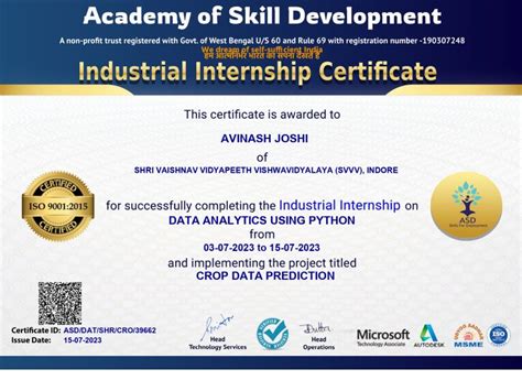 Avinash Joshi On Linkedin Machinelearning Python Dataanalytics Internship