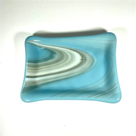 Fused Glass Dish Etsy