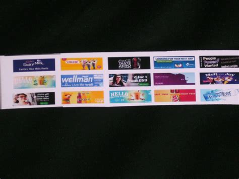 Set 3ml Modern Rear Bus Adverts Larger Size