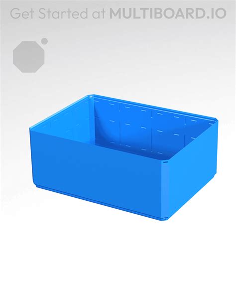 4x3x1 5 simple walls standard click in multibin shell extension