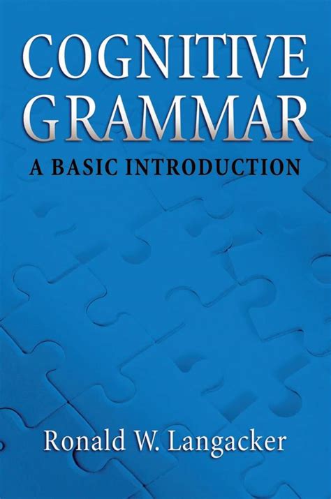 Ronald W Langacker Cognitive Grammar Bei Ebookde