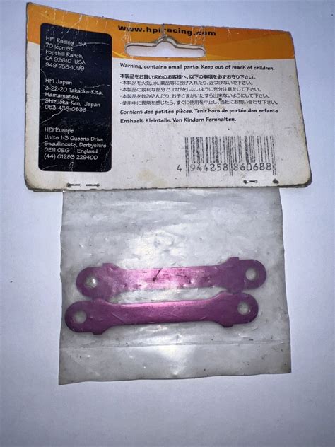 Hpi Racing 86068 Upper Arm Brace 4x54x3mm Purple 2 Pcs Savage Hpi86068