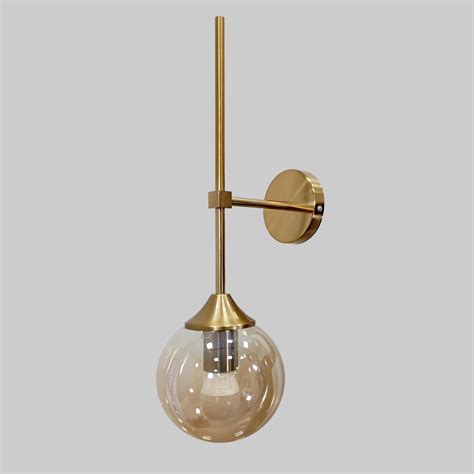 ᐉ Бра современное на 1 лампу Bulb Золотой (52-LW9521-1 GD+BR) • Купить ...