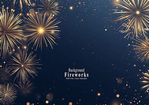 Feux Dartifice Darrière Plan Illustration Vectorielle Feux Dartifice