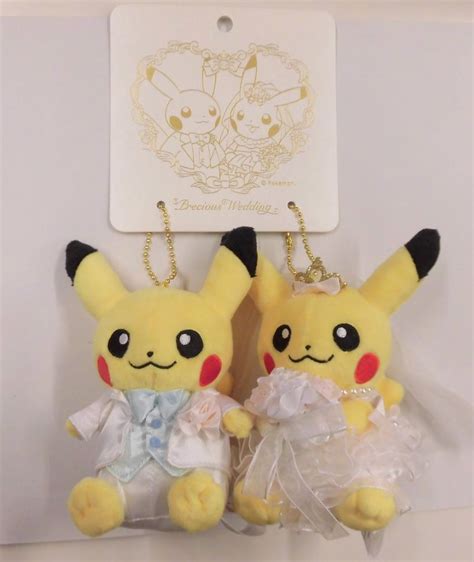 ポケモンセンター Precious Weddingマスコット ペアピカチュウ ポケットモンスター ウェディングドレスandタキシード ピカチュウ