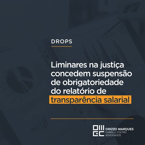 Liminares Na JustiÇa Concedem SuspensÃo De Obrigatoriedade Do RelatÓrio
