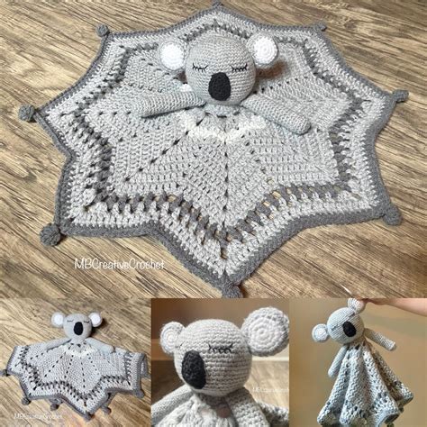 Koala Crochet Lovey Pattern Etsy