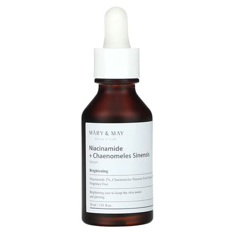 Mary & May, Niacinamide + Chaenomeles Sinensis, Serum, 1.01 fl oz (30 ml)