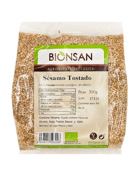 Sesamo Tostado Bionsan Bio G Ecocash