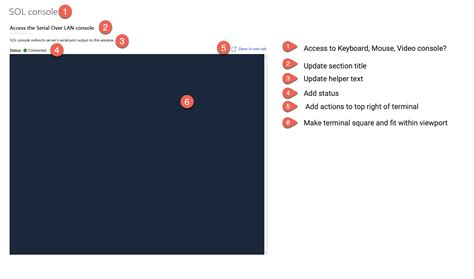 Serial Over Lan Layout Issue Openbmc Webui Vue Github