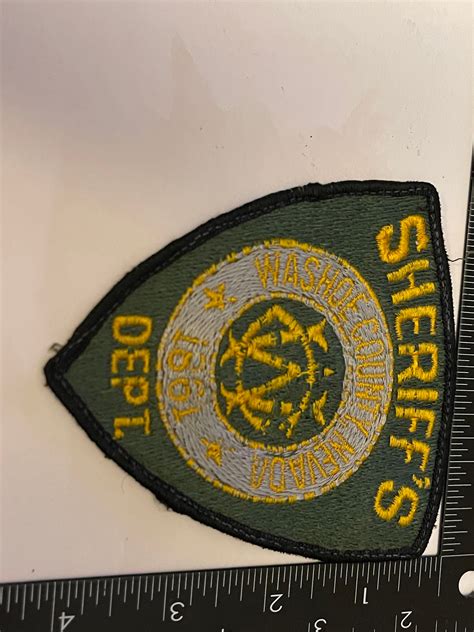 Old Washoe County Sheriff Nv Patch