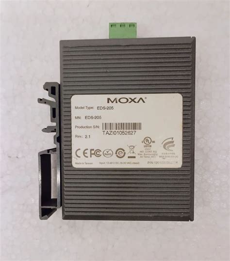 5 Port Unmanaged Switches MOXA INPUT MODULE EDS 205 LAN Capable Grey At Rs 1000 In Bhavnagar