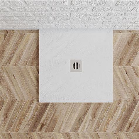 Perfect Sanitary 800x800x30mm Square Shower Tray Drain Cover Stainless