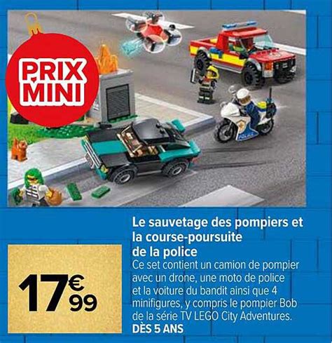 Promo Le Sauvetage Des Pompiers Et La Course Poursuite De La Police