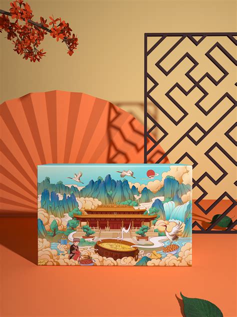 油茶包装插画乐维斯插画设计师 站酷zcool