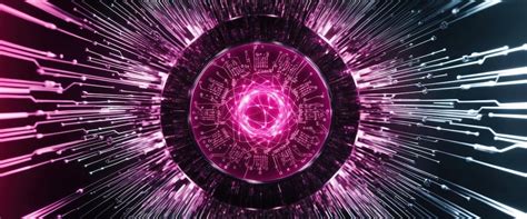 A Vibrant Quantum Computer Core Radiating Light Symbolizing Unbreakable Technology Premium Ai