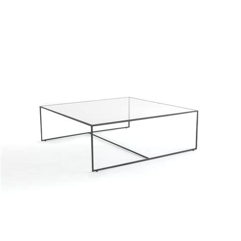 Ambrogia Glass And Metal Square Garden Coffee Table Imperial Furniture