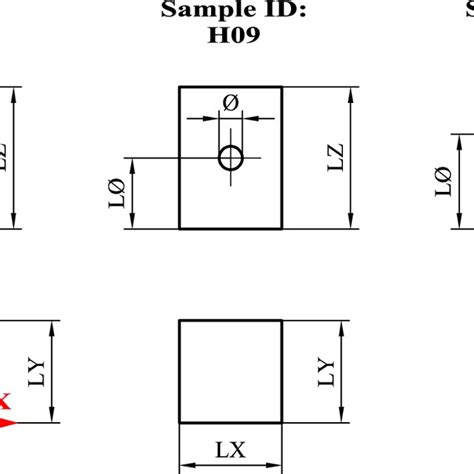Geometry And Dimensions Ids Of Samples Investigated Download Scientific Diagram