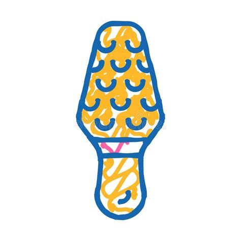 Manual Callus Remover Icon Doodle Illustration Stock Vector