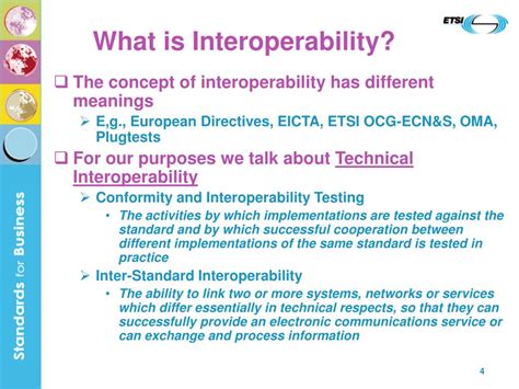 Ppt Technical Interoperability To Enable Mass Market Developments