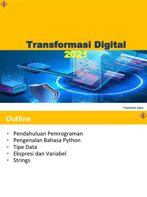Pertemuan 4 Pemrograman Dan Python Dasar 1 Pdf