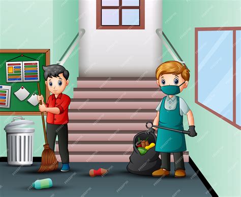 School Janitor Clip Art