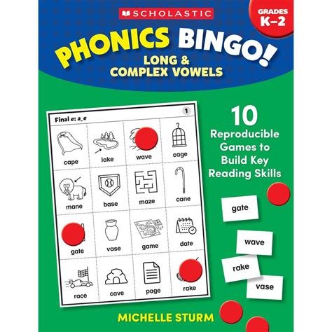 Phonics Bingo Long And Complex Vowels By Scholastic