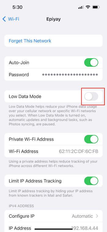 How To Turn Off Low Data Mode On IPhone Gotechtor