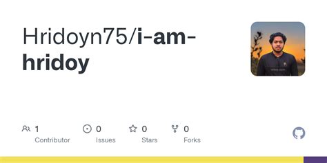 Github Hridoyn75i Am Hridoy