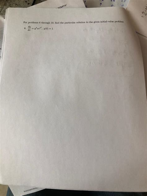 Solved For Problems Through Find The Particular Chegg