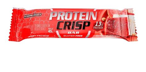 Caixa Protein Crisp Bar Romeu E Julieta 12un 45g Parcelamento Sem Juros