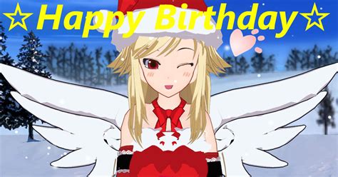 3dカスタム少女 Happy Birthday～♪ 日月 明のイラスト Pixiv