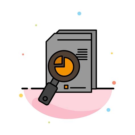 Research Analysis Analytic Analytics Chart Data Graph Abstract Flat