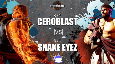 Street Fighter 6 CB SF6 Replay Ceroblast Ken Vs Snake Eyez Ryu YouTube