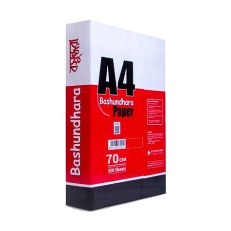 Bashundhara Offset Paper A4 70 Gsm E Monihari