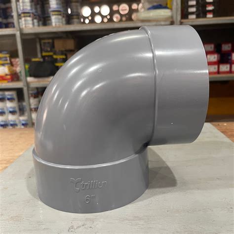 Jual Trilliun Sambungan Pipa Upvc Knee Dv 6 Inci Shopee Indonesia