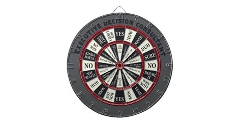 Executive Decision Consultant Dartboard Zazzle