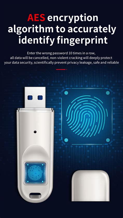 Buy China Wholesale Encrypted Fingerprint Usb Flash Drive Metal Secure