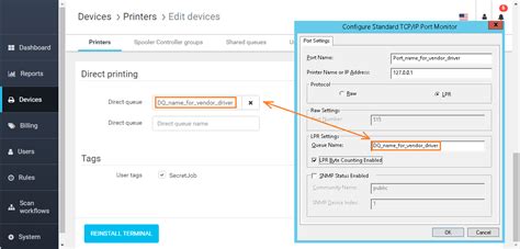 configuring ysoft universal print driver