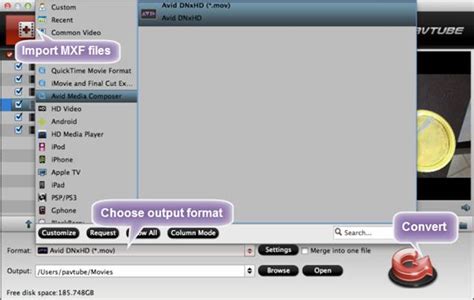 How To Transcode Panasonic Ag Hpx P Mxf To Dnxhd Mov For Avid Media
