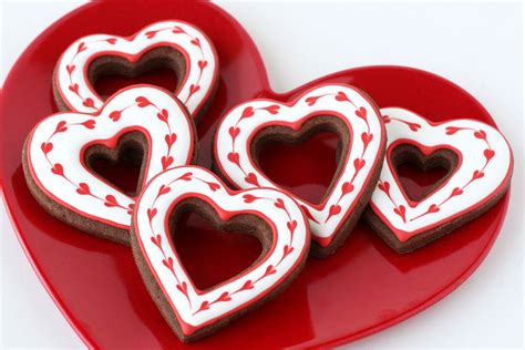 Simple Heart Valentines Cookies Decorating How To Glorious Treats