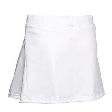 Fh500 Girls Field Hockey Skirt White Decathlon