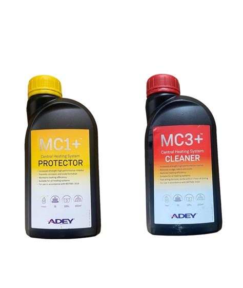 Adey Mc1 And Mc3 Central Heating System Cleaner And Protector