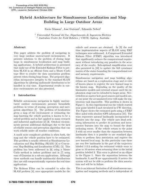 Pdf Hybrid Architecture For Simultaneous Localization And Map